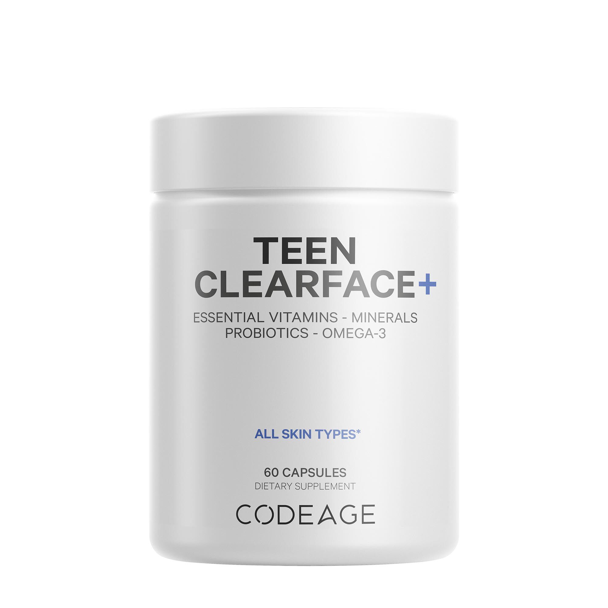 Teen Clearface Daily Multivitamin & Minerals - 60 Capsules (30 Servings) | GNC